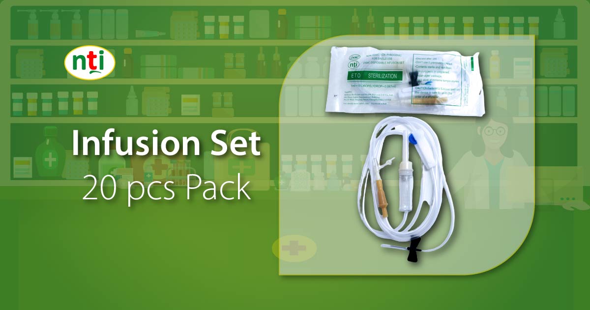 Infusion Set 20 Pcs Pack-All Medical Supplies Dhaka | NTIBD